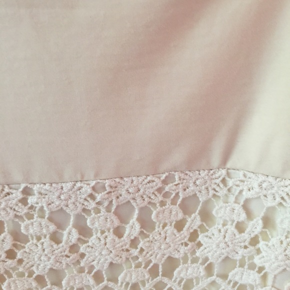 Solitaire | Skirts | Solitaire Cream Knit And Lace Skirt Or Dress Large ...